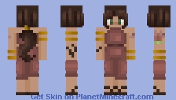 Tattooed Desert Gal Minecraft Skin