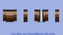 Simple Brown Striped Cardigan Base Minecraft Skin
