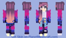 bi pride for Lola Minecraft Skin