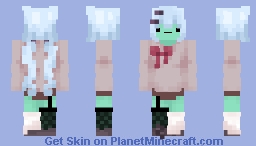 Alien Girl Minecraft Skin