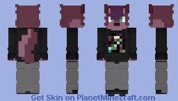 Those Random Graphic Print Tees- Minecraft Skin