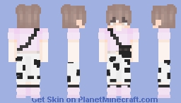 pink cow Minecraft Skin