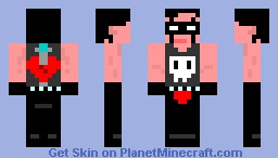 Alice Cooper Minecraft Skin