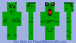 Alien Attack Minecraft Skin