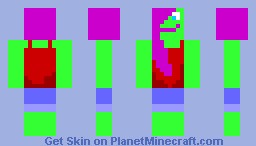 Alien girl Minecraft Skin