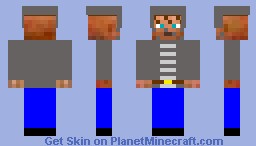 Russian man Minecraft Skin