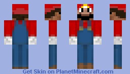 Super Mario Minecraft Skin