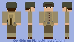 American Soldier WW2 Minecraft Skin