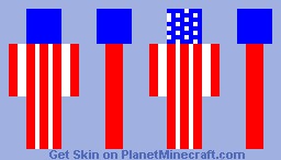 american flag skin Minecraft Skin