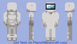 Among us (white) Minecraft Skin