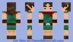 Royal Elven Warrior Minecraft Skin