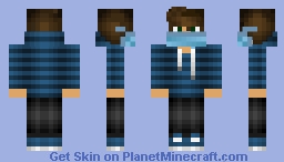 sars-cov-2 Boy skin Minecraft Skin