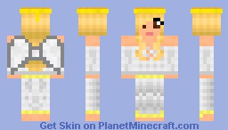 Angel w/ wings :D For Aquatta's Contest :3 Minecraft Skin