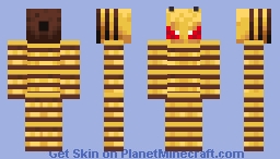 Bee (Angry) Minecraft Skin