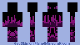 angry enderman Minecraft Skin