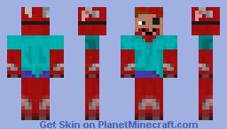 hiding mooshroom Minecraft Skin