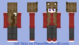 Anne Ulton (Red Sweater) Minecraft Skin
