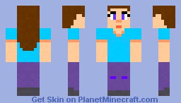 Female steve Minecraft Skin