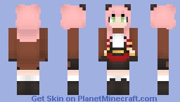 Anya Forger-(Hero outfit) Minecraft Skin