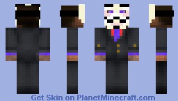 Anonymous Purple (Original) Minecraft Skin