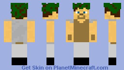a rainforest man Minecraft Skin