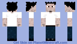 Simple T-Shirt and Jeans v2 Minecraft Skin