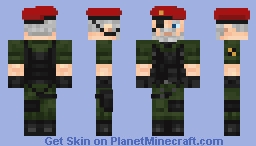 Big Boss Minecraft Skin
