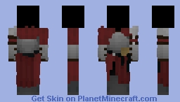 Human Armor - Red Version Minecraft Skin
