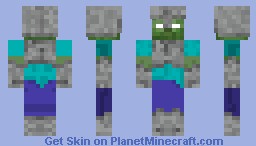 armored zombiebrine Minecraft Skin