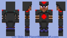 red team armor Minecraft Skin