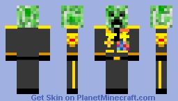 Army General Creeper Minecraft Skin