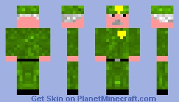 army genral Minecraft Skin