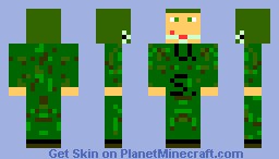 army man Minecraft Skin