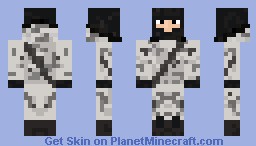 Snow Camo Soldier Minecraft Skin