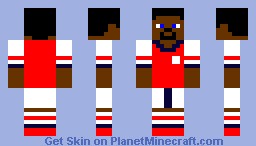Arsenal Player (Gervinho) Minecraft Skin