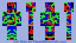 modern art Minecraft Skin