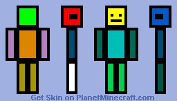 asdf style :3 Minecraft Skin
