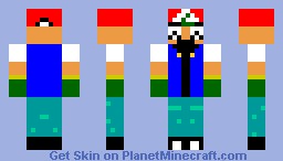 Ash Ketchum Minecraft Skin