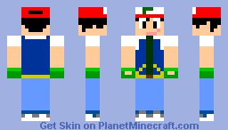 ash ketchum Minecraft Skin