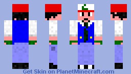 Ash Ketchum - Pokémon Minecraft Skin