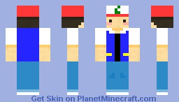 Ash Ketchum Minecraft Skin