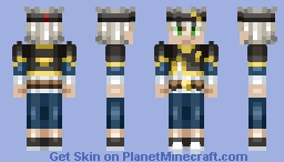 Mega Lucario Minecraft Skin