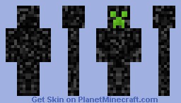 Dark Creeper Minecraft Skin
