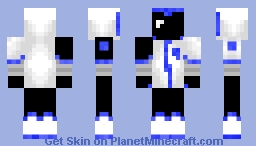 Blue Astronaut Kid Minecraft Skin