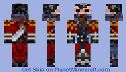 Auron from Final Fantasy X Minecraft Skin