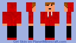 average day look (red) Minecraft Skin