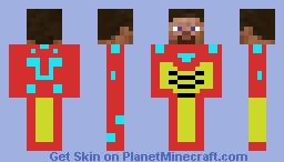 Iron Steve Minecraft Skin