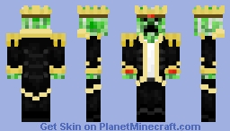 Crepper king Minecraft Skin