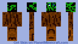 Wood Man Minecraft Skin