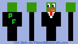 FROG in a suit Minecraft Skin